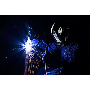 Manusage Large Viewing Screen True Color Solar Power Auto Darkening Welding Helmet, Wide Shade 4/5-9/9-13 for Tig Mig Arc Weld Grinding Welder Mask,16800FSH