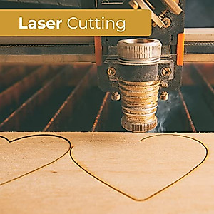 (12-Pack) 12”x12”x1/8” Basswood Sheets for Crafts - Perfect for Architectural Models Drawing Painting Wood Engraving Wood Burning Laser Scroll Sawing