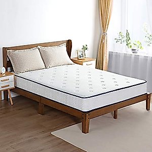 Olee Sleep 9 Inch Breeze Gel Infused Memory Foam Innerspring Mattress, Mattress in a Box, CertiPUR-US Certified, Queen