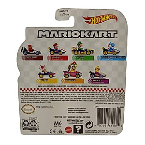 HW Character Cars Mario Kart Shy Guy B-Dasher Die-cast 1/64 Scale Vehicle
