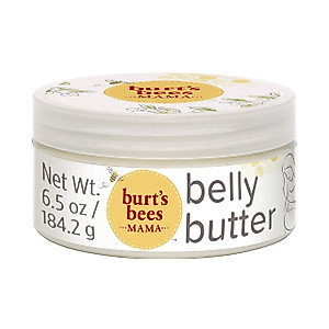 Burt's Bees Mama Belly Butter Skin Care, Pregnancy Lotion & Stretch Mark Cream, with Shea Butter and Vitamin E, 99% Natural, 6.5 Ounce
