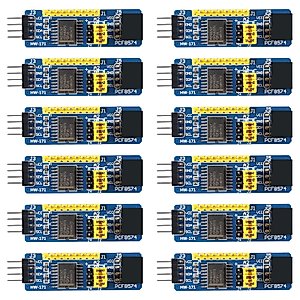 12PCS PCF8574 IO MCU Expansion Board I2C Interface 8bit I/O Expander IIC Bus Evaluation Development Module