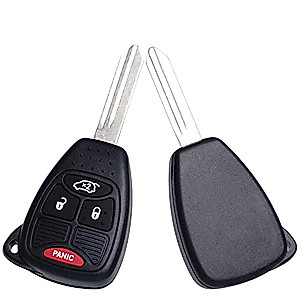 Key Fob Replacement Fits for Chrysler 300 2005-2007 Sebring 200 Aspen Dodge Charger 2006-2007 Avenger Jeep Commander Grand Cherokee 2005-2007 Liberty 2008-2012 Keyless Entry Remote OHT692427AA