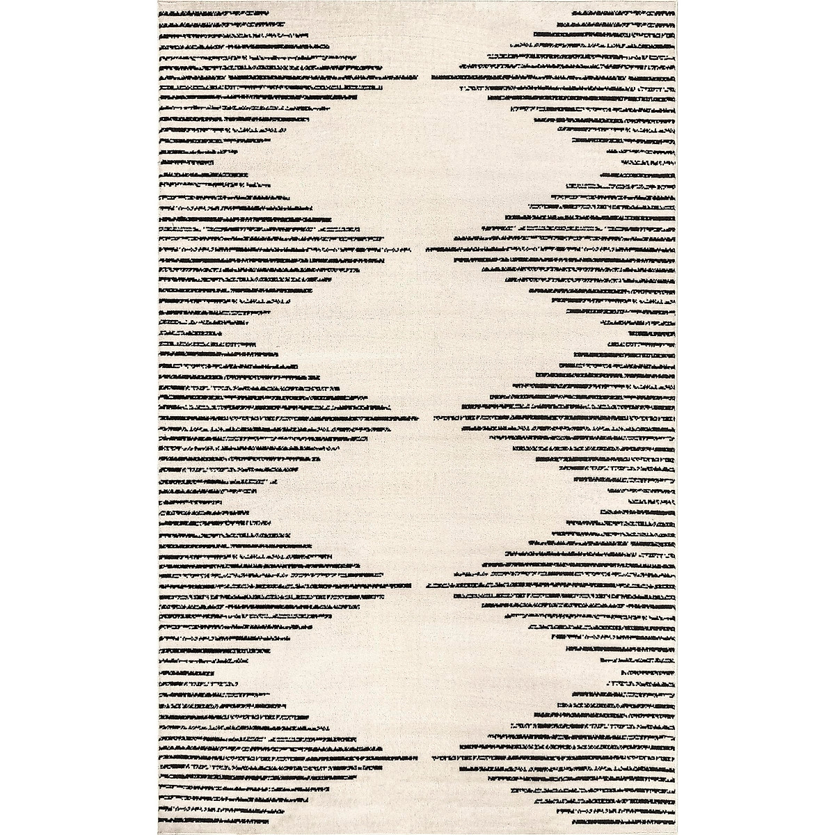 nuLOOM Romina Diamond Stripes Area Rug, 7x9, Beige