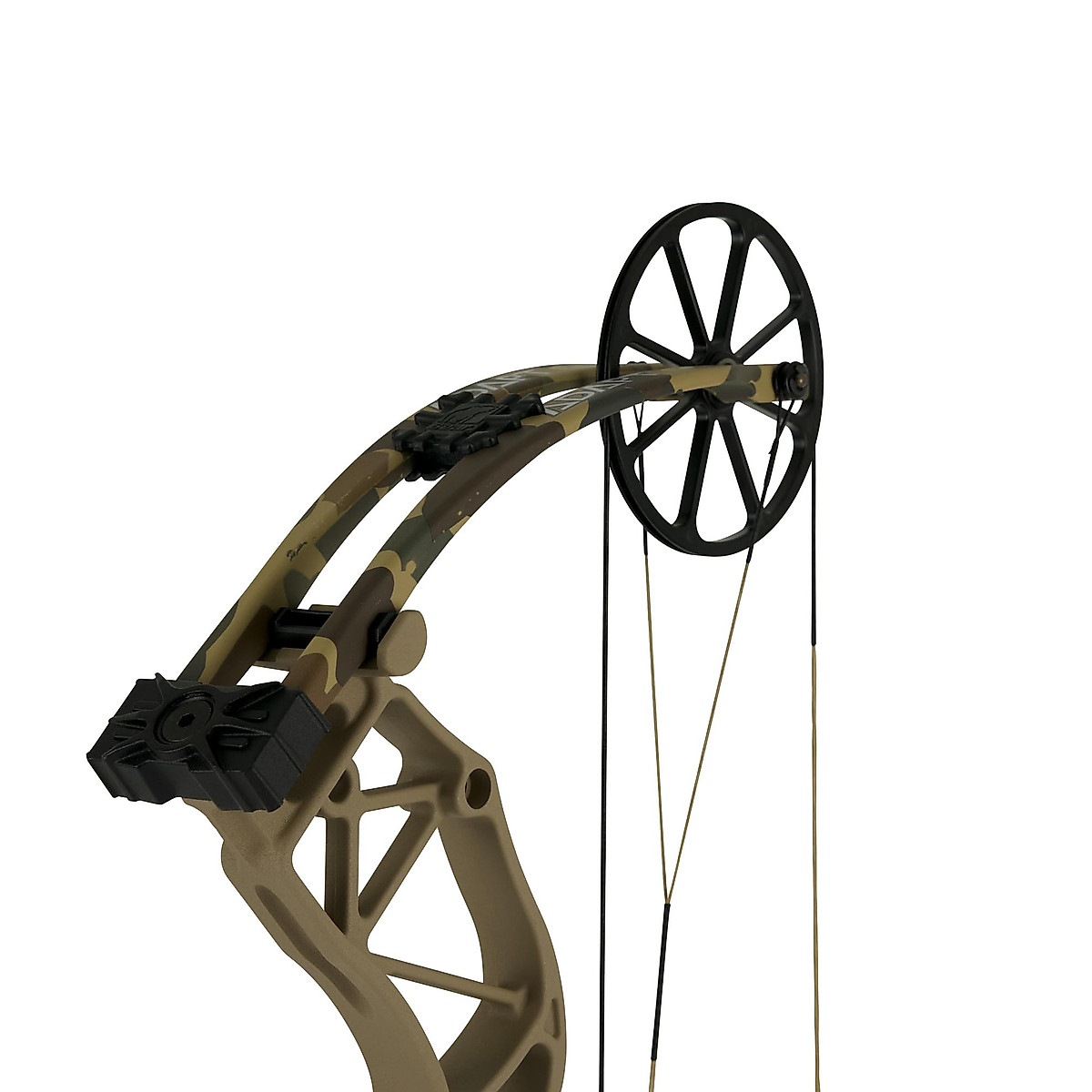 Bear Archery ADAPT Adult Compound Bow Package Designed by The Hunting Public, 70 lb. Draw Weight, Right Hand, Throwback Tan