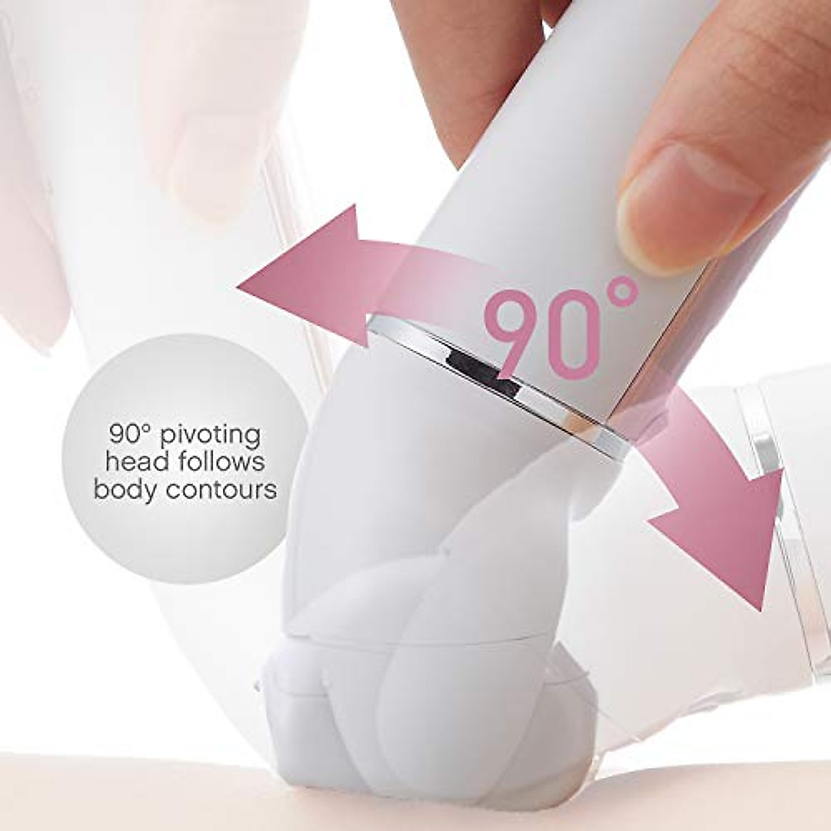 Panasonic, Cordless Shaver Epilator for Women with 5 Attachments Gentle WetDry Hair Removal for Legs Underarms Bikini Face ESEL7AP, White, 1 Count