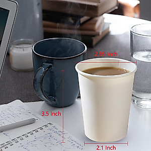 Paper Cups, 150 Pack 8 Oz Paper Cups, White Paper Coffee Cups 8 Oz Disposable White Hot Coffee Paper Cups Paper, 8 Oz Disposable Water Paper Cups Paper Water Cups, Coffee Cups Paper Cups Water Cups