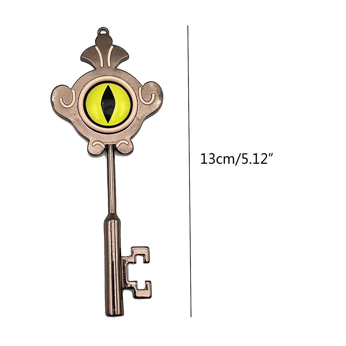 LINLIJIA Pendant Necklace, Necklaces for Women, Beautiful Elegant Necklace Pendant, Owl House Necklace Portal Keys Bronze Plated Metal Pendant for Cartoon Fans Cosplay Party Jewelry Accessories