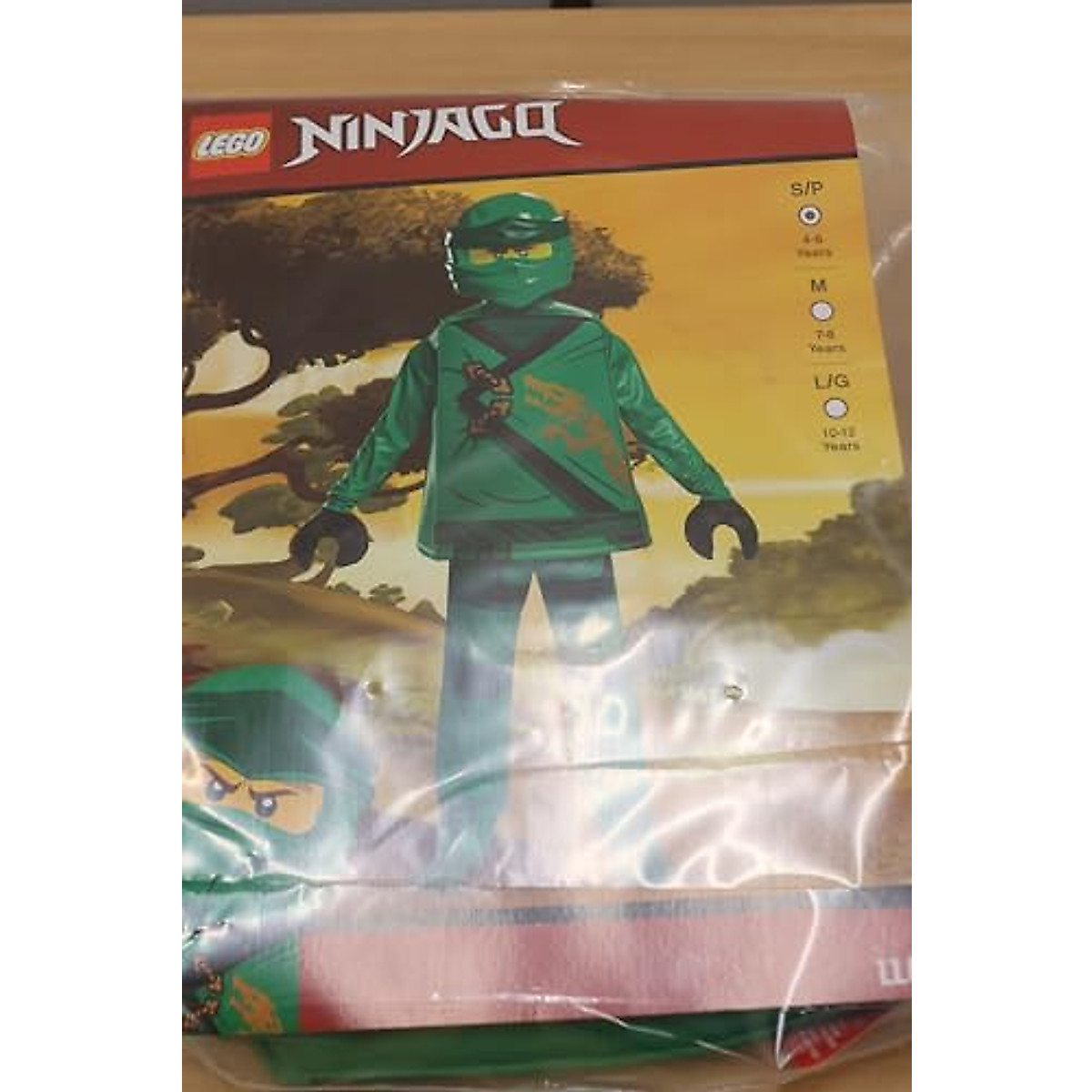 Disguise Lloyd Costume for Kids, Deluxe Lego Ninjago Legacy Themed Children's Character Outfit, Child Size Medium (7-8) Green (100399K)