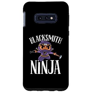 Galaxy S10e Forging Hammer Forge Cute Kids Blacksmith Ninja Case