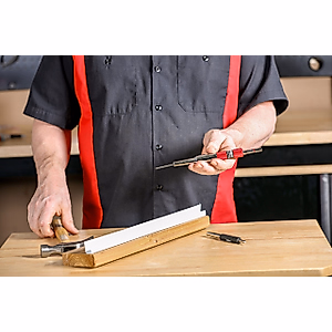 ARES 50005-16-Piece Punch and Chisel Set – Tapered Punches, Pin Punches, Center Punches, and Cold Chisels for Various Applications