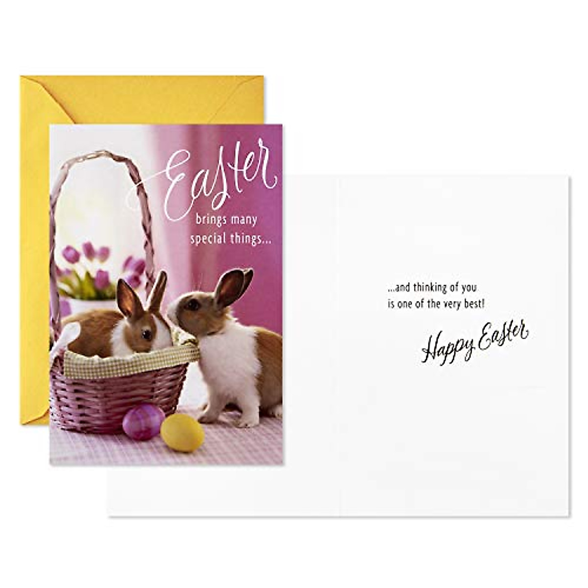 Hallmark Easter Cards Assortment, Easter Bunnies (8 Cards with Envelopes)