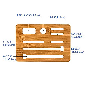 Poeland Knife Block Kitchen Knife Holder Storage Organizer