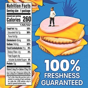 Lunchables Turkey & Cheddar Cheese Snack Kit with Crackers (3.2 oz Tray)