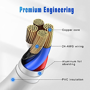iPhone Charger, [Apple MFi Certified] USB C to Lightning Cable 2PACK 6FT Fast iPhone Charger Cord Compatible with iPhone 14/13/12/11 Pro Max/XS MAX/XR/XS/X/8/7/Plus