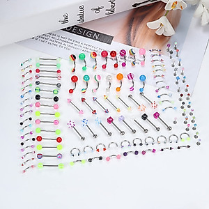 JOERICA 115Pcs body piercing