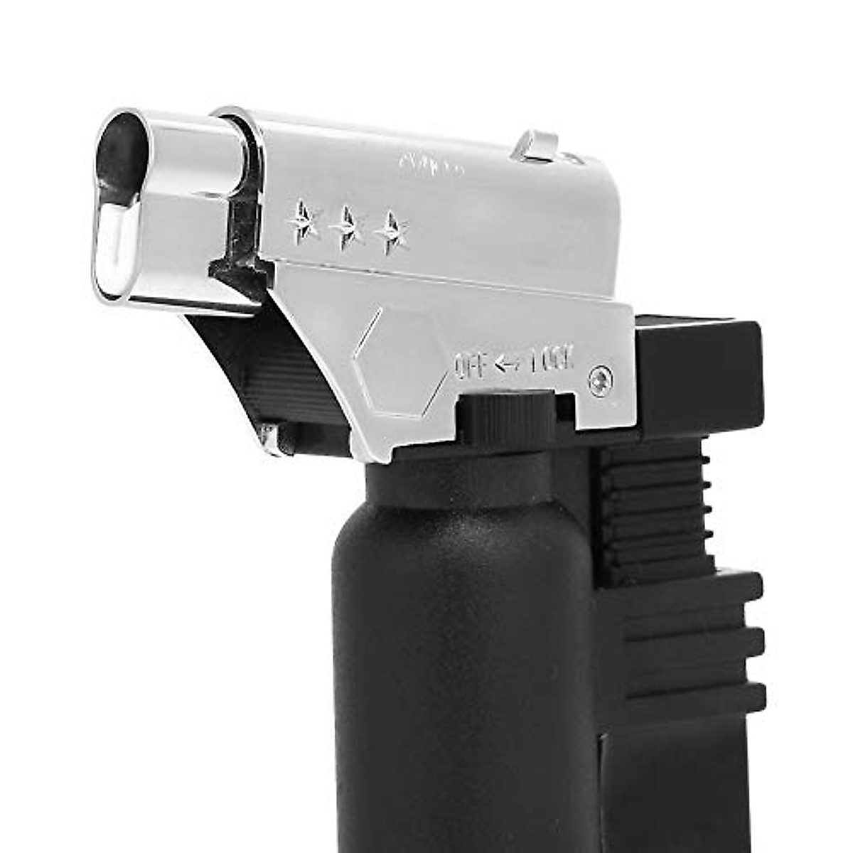 Flame Butane Gas Burner Torch, 6.3 inch Ignition Soldering Welder 1300℃/2500℉Lab Equipment, Elctronic and Metal Welding Tool