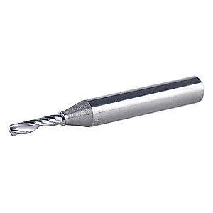 SpeTool O Flute UpCut 1/8" X 1/2" Carbide End Mill Single Flute Spiral CNC Router Bit Aluminum Acrylic Woodworking Cutte