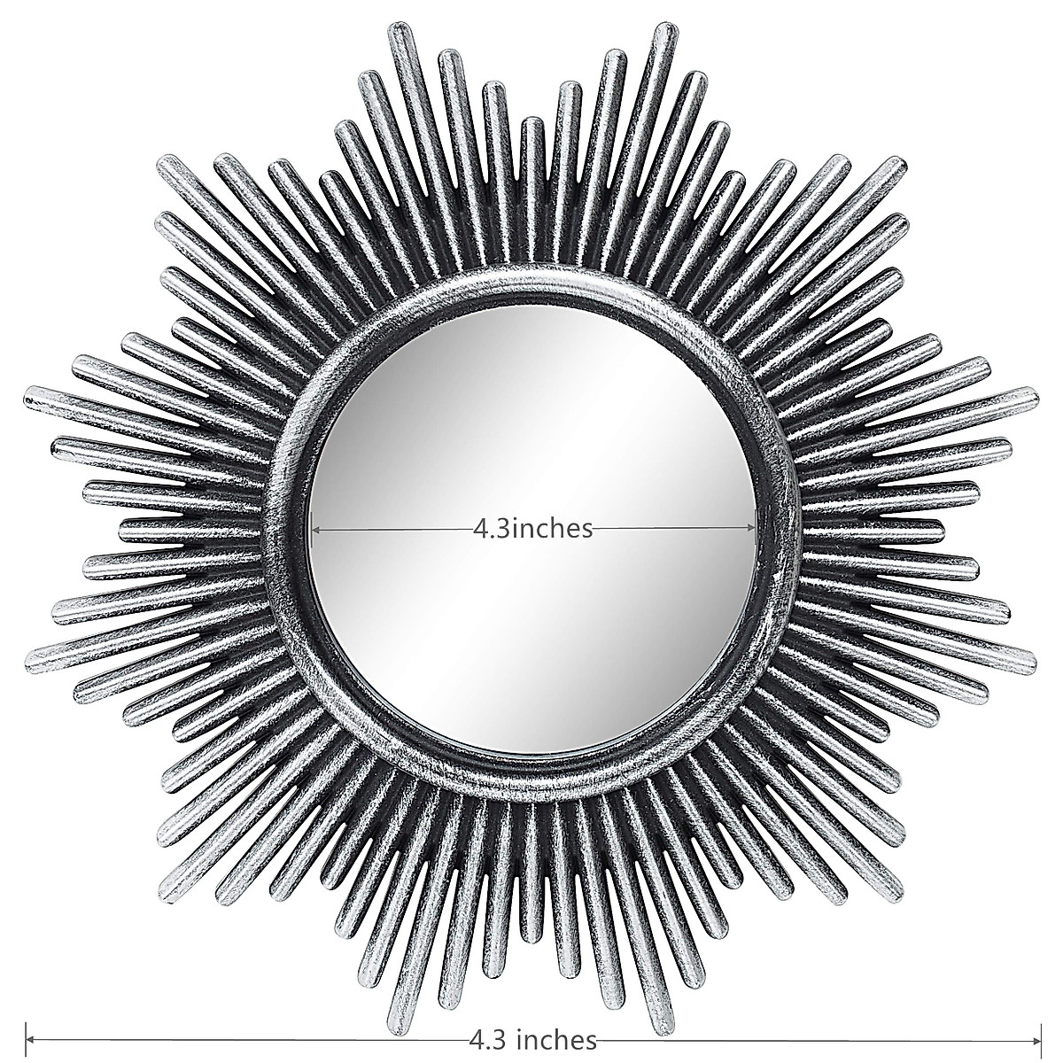 Kelly Miller Small Round Mirrors for Wall Decor Set of 3 - Great Home Accessories for Bedroom, Living Room & Dinning Room (M014)