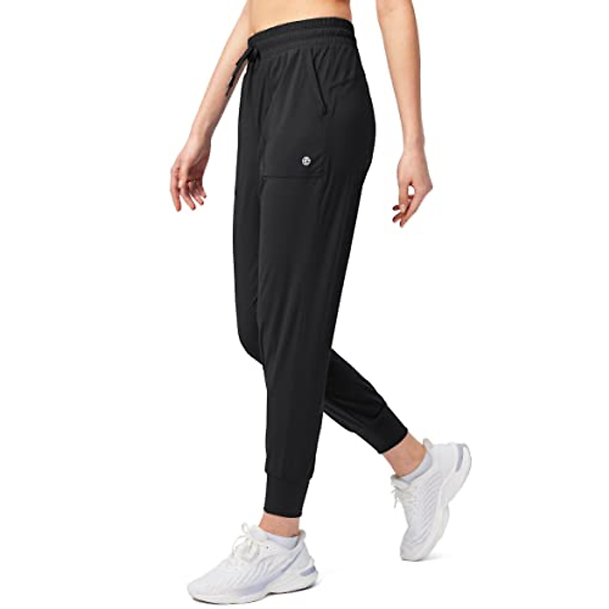 G Gradual Women's Jogger Pants High Waisted Athletic Sweatpants Drawstring Lounge Joggers for Women with Pockets(Black M)