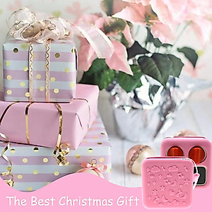 LeoTube Silicone Shell Cover Case for Yoto Mini Player, Silicone Protective Sleeve Case Compatible with Mini Bluetooth Speaker (Silicone Case Only, Machine not Included) (Pink)