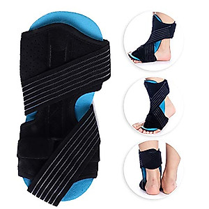Foot Drop Orthotic Brace Plantar Fasciitis Traction Strap Ankle Support Night Splint, Plantar Fasciitis Night Splint Calf-Shin SupportsLeg-Foot Supports