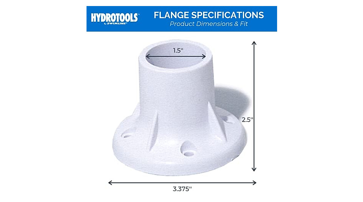 Swimline Abs Ladder Flange - Durable Pool Ladder Mount | Shop Now