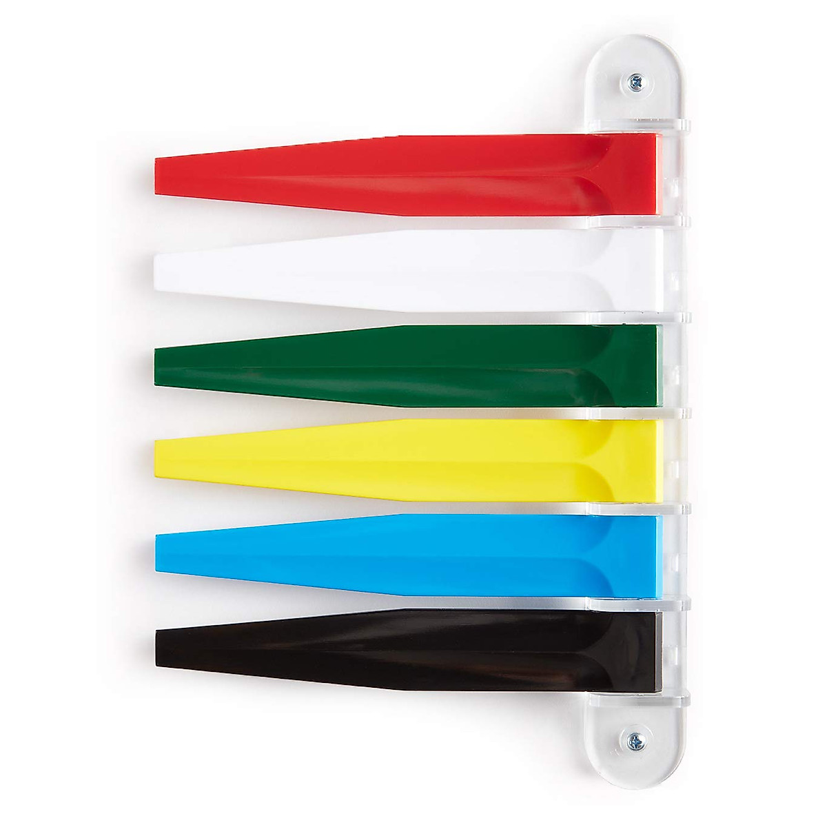 Kull Industries Exam Room Flags, Medical Door Flags for Doctor Offices, Hospitals, Clinics, Easy Identification, Durable, Reliable Room Status Sign, Primary Colors, 6 Flag System, 7-Inch