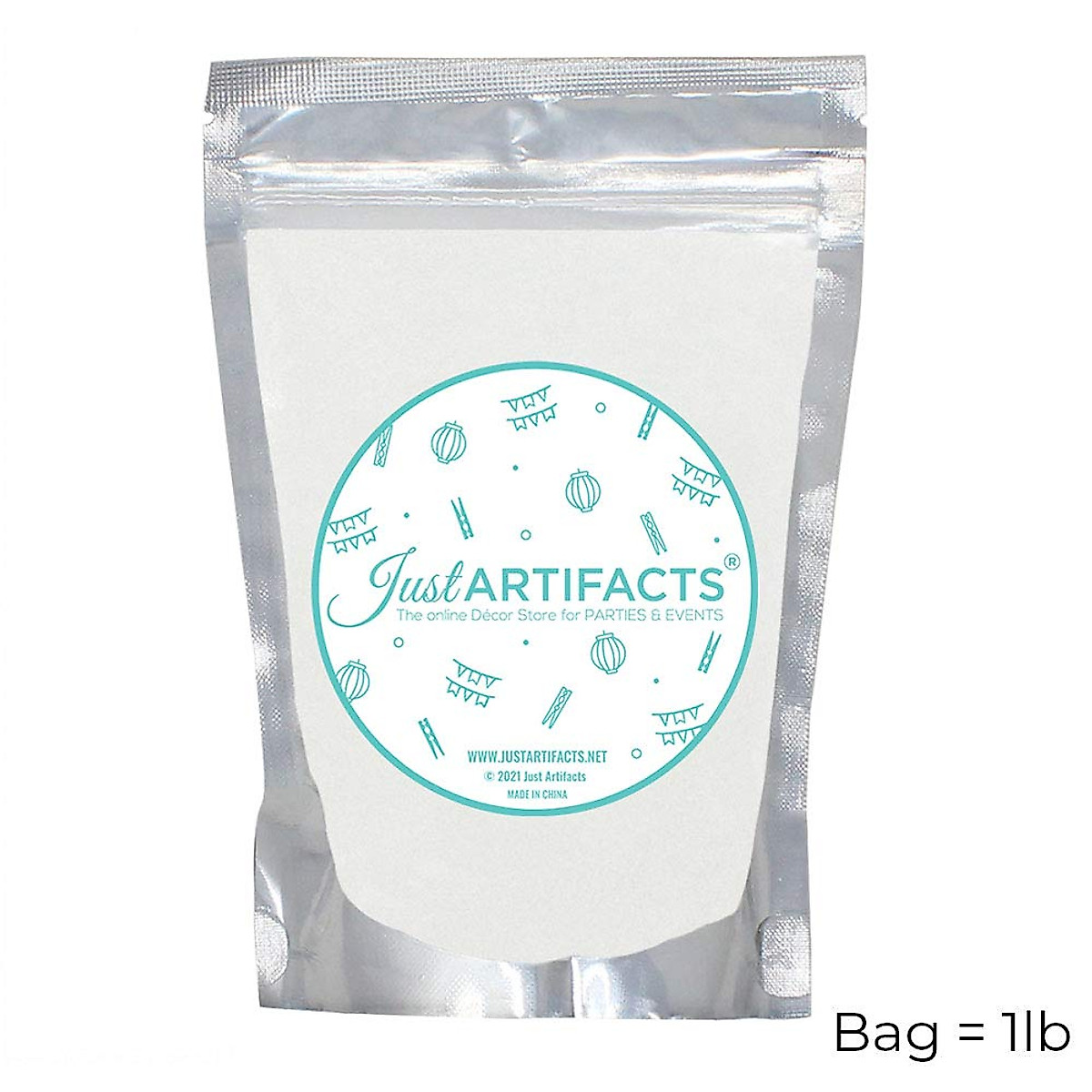 Just Artifacts Craft and Decorative Colored Wedding Unity Sand (1lb, White)