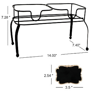 1-Gallon Drink Dispenser,Accguan Glass Water Dispenser with Black Tin Lid and Black Stainless steel faucet,Black Iron Frame,Mason Drink Dispenser for Parties, Picnics, Barbecues and Daily,2 pack