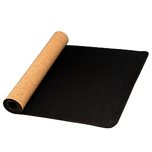 SatoriConcept Cork Yoga Mat - 100% Eco Friendly Cork & Rubber, Lightweight with Perfect Size (72” x 24”) and 4mm Thick, Non Slip, Sweat-Resistant, Innovative Exercise Mat for Hot Yoga (Original)