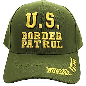 Let it Fly US Border Patrol Green Embroidered Hat Cap