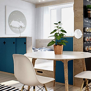 ALLICAVER Compatible Wall Mount Tp-Link Deco M9, Sturdy Metal Made Mount Stand Holder Compatible Tp-Link Deco M9 Mesh WiFi. (3-Pack)