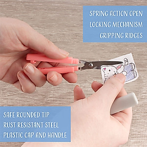 JubileeYarn Mini Pen Portable Travel Safety Scissors - Pink - 1 Pair