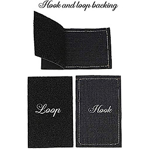 Harsgs 2PCS US Army Patches, Hook & Loop American Amry Tactical Patch Full Embroidery Military Badge Patch for Caps Bags Vests Military Uniforms