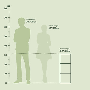 Furinno Luder Bookcase / Book / Storage , 3-Tier, Blackwood