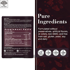 NEW NORDIC Hair Volume Tablets, 3000 mcg Biotin & Biopectin Apple Extract, Hair Vitamins to Support Natural Hair Growth, 90 Count (Pack of 1)