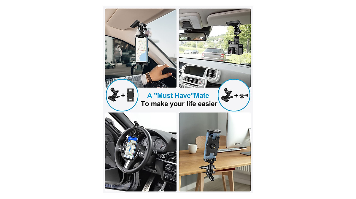 Universal Sun Visor Phone Holder for All Devices