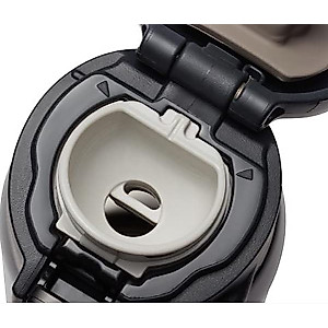 [Zojirushi x Pac-man] Limited Edition SM-SHE48PA BA&XA Stainless Steel Mug, 2 Count Bundle (Pack of 2), PAC-MAN Black&Stainless 16oz (Bundle 2-pack: Black & Silver)