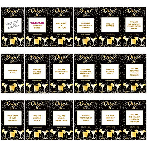 Bachelorette Party Drinking Games - Drink If Games Scratch off Cards - Perfect for Girls Night Out Activity,Bridal Showers,Bridal Parties,Wedding Showers,Engagement and Birthday Party - 40 sheets