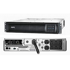 APC SMT2200RM2UNC Smart-UPS 2200VA 1920W 2U Rackmount Power Battery Backup with AP9631 Network Card (Renewed) (Certified Refurbished)
