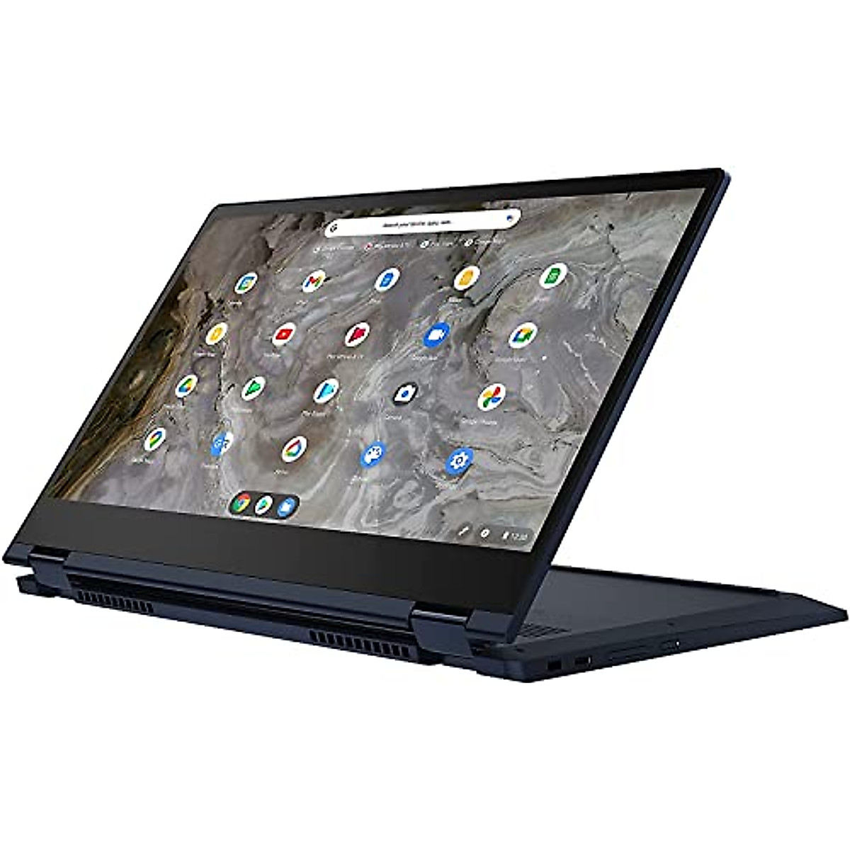 2022 LENOVO Chromebook Flex 5i 13.3" FHD IPS Touchscreen 2-in-1 Laptop 11th Dual-Core Intel i3-1135G4 8GB DDR4 128GB NVMe SSD UHD Graphics USB-C Wi-Fi 6 Backlit Keyboard w/ RATZK 32GB USB Drive