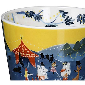 山加商店 Yamaka Shoten MM3203-35 MOOMIN Luonto Mug, 16.9 fl oz (500 ml), Large, Large Capacity, Party, Moomin Goods, Coffee Cup, Scandinavian, Tableware, Stylish, Cute, Gift, Mother's Day, Made in Japan
