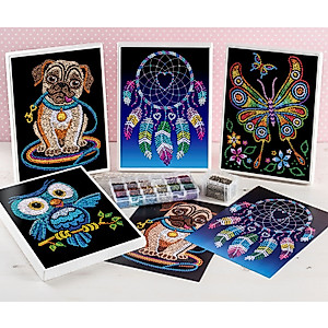 Sequin Art Purple Tiger Lily, Sparkling Arts and Crafts Kit; Creative Crafts for Adults and Kids