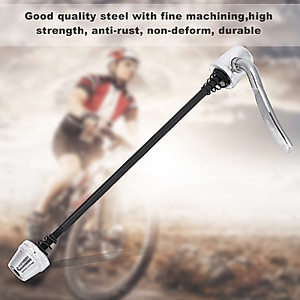 VGEBY1 Bicycle Skewer, Steel Lightweight Bike Quick Release Tool for Mountain Bike Indoor Cycling Trainer Cycling Wheel Skewer Accessory