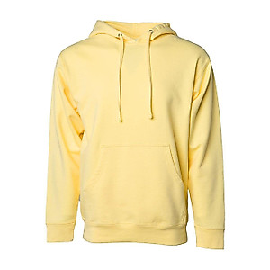 Independent Trading Co. - Midweight Hooded Sweatshirt - SS4500 - M - Light Yellow