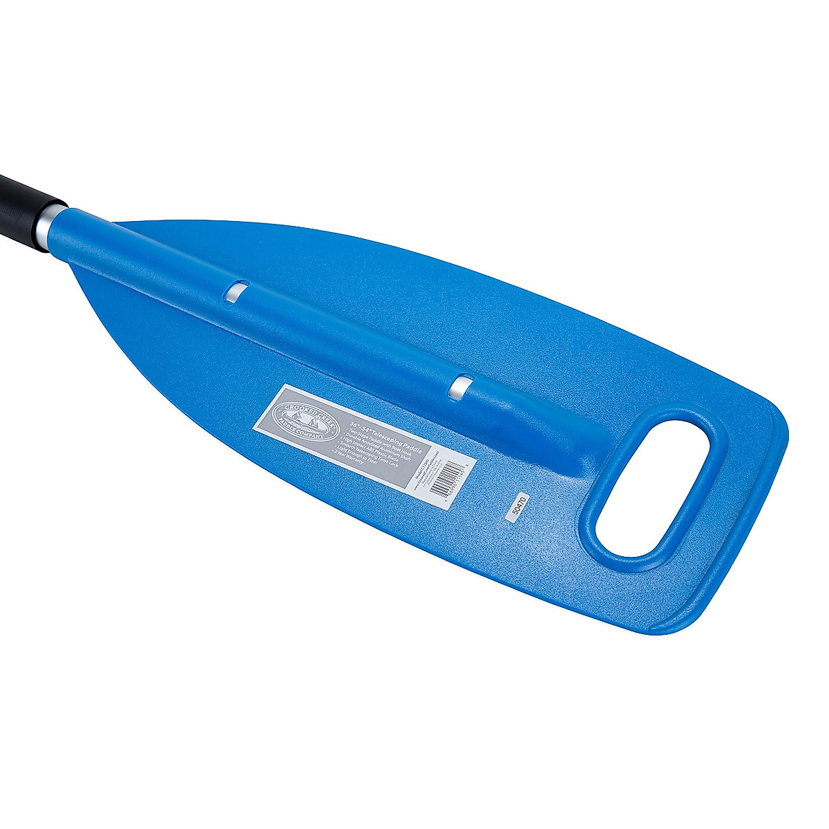 Crooked Creek Telescoping Boat Paddle with Hook - Extends 36-inches to 54-inches - Compact Design for Storage (50645)