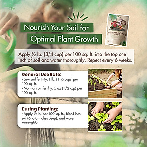 Triple Super Phosphate 0-46-0 Fertilizer, High Phosphorus Fertilizer for Stronger Roots & Flower Formation, Ideal Super Phosphate Fertilizer for Plants - Flowers, Fruits, Vegetables & Turf, 5 lb.