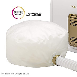 Gold N Hot Professional Ionic Soft Bonnet Hair Dryer | Reduce Frizz for Natural, Healthy-Looking Hair