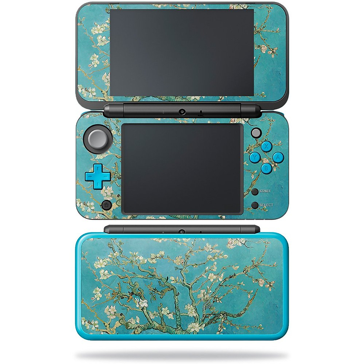 MightySkins Skin Compatible with Nintendo New 2DS XL - Almond Blossom | Protective, Durable, and Unique Vinyl Decal wrap Cover | Easy to Apply, Remove, and Change Styles | Made in The USA